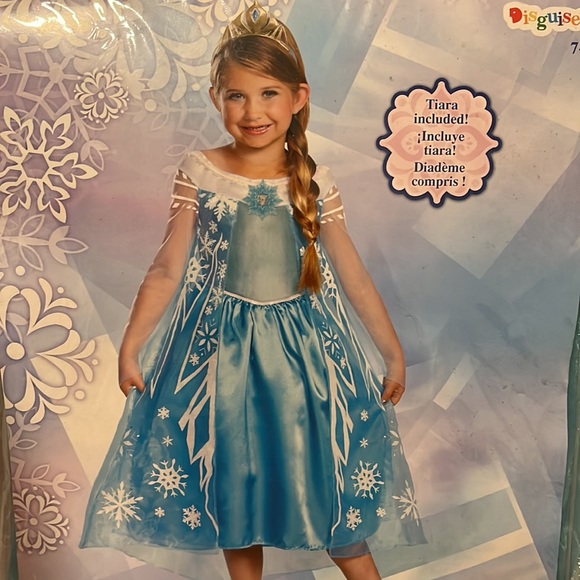 Disguise | Costumes | Disguise Girls Disney Frozen Elsa Deluxe Costume ...